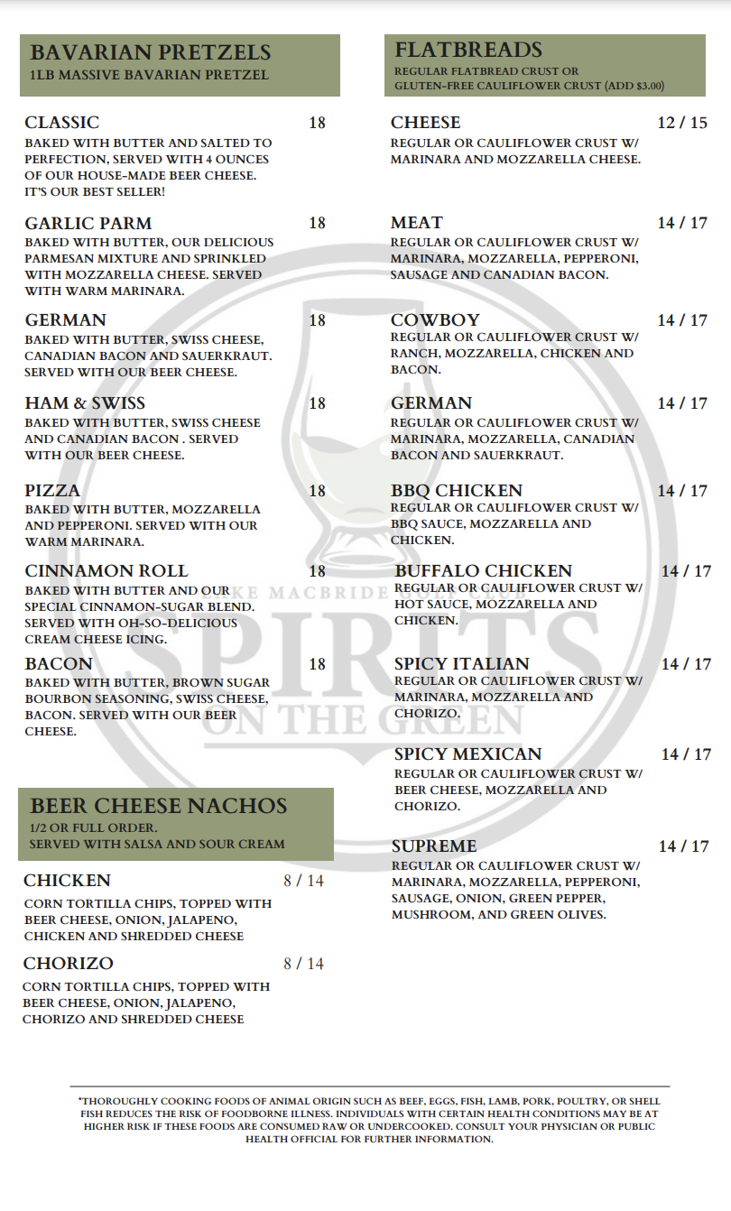 Spirits on the Green – Lake MacBride Golf Club