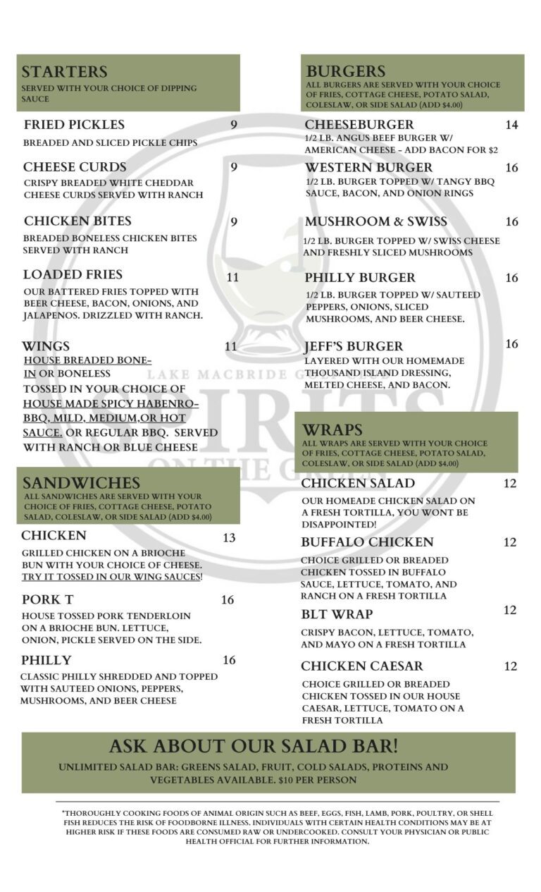 Spirits on the Green – Lake MacBride Golf Club